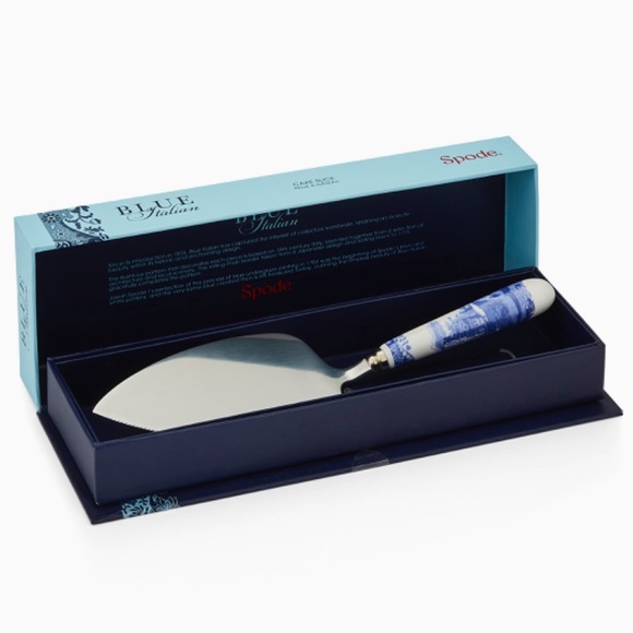 Spode | Dining | Spode Blue Italian Cake Pie Pastry Desert Slice Server ...